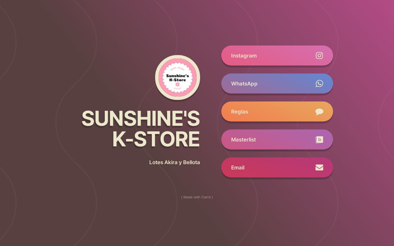 Sunshine's K-store